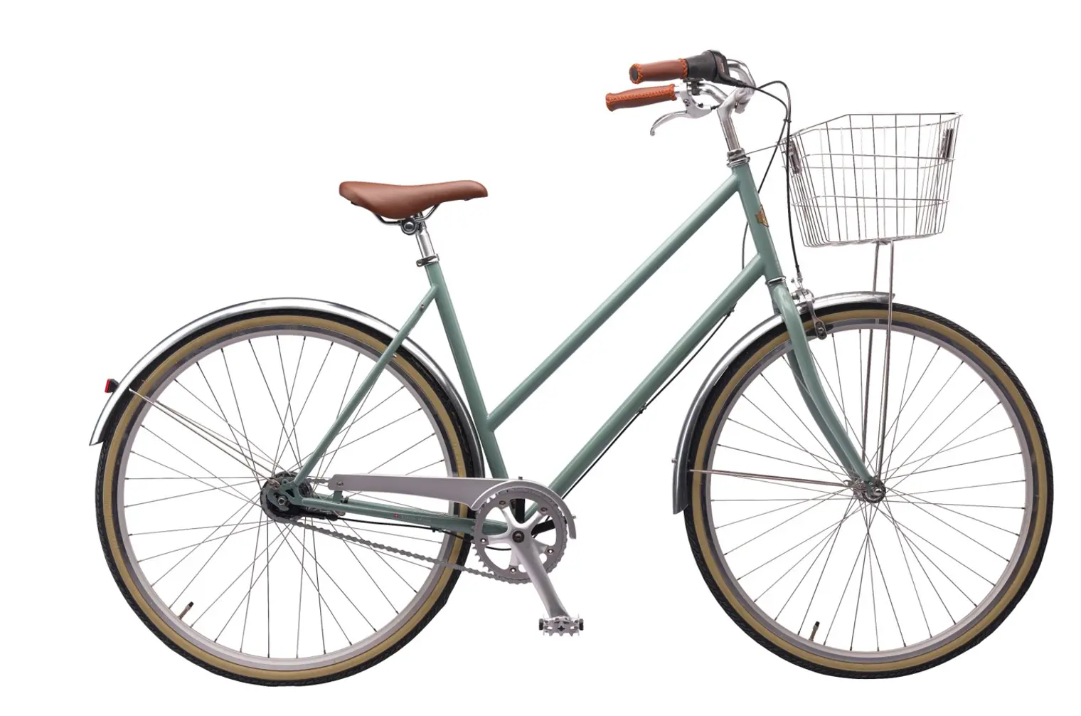 Mustang Vintage Classic damecykel 28 tommer med 7 gear - Tosca Green