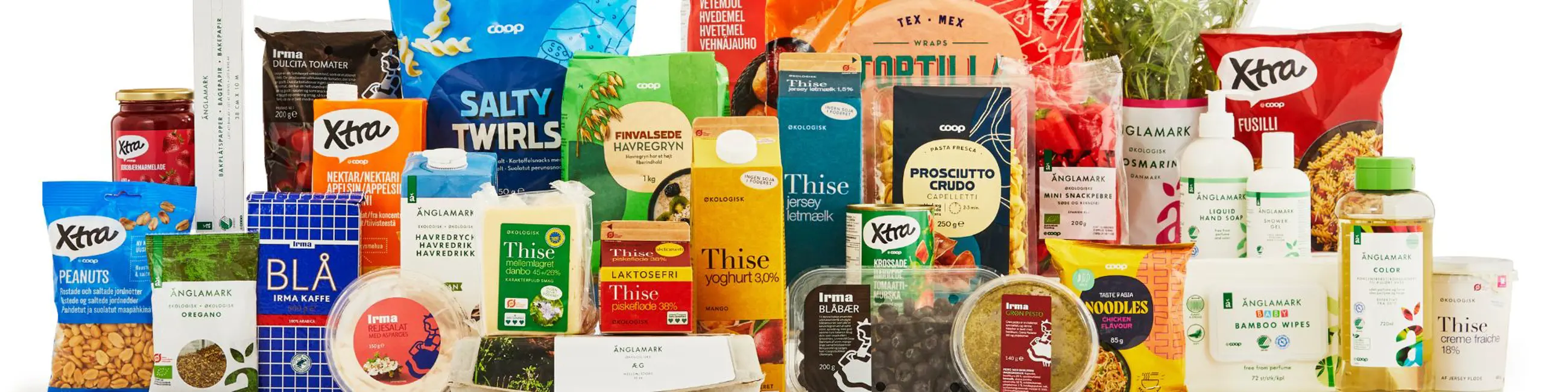 Coops egne varemærker - fås kun i Coop-butikker